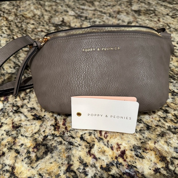 Poppy & Peonies | Bags | Poppy Peonies Dark Grey Sidekick | Poshmark